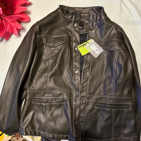 Sam Edelman | Jackets & Coats | Sam Edelman Leather Jacket | Poshmark